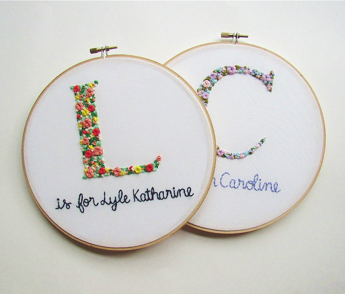 Personalized Floral Monogram – KimArt Designs